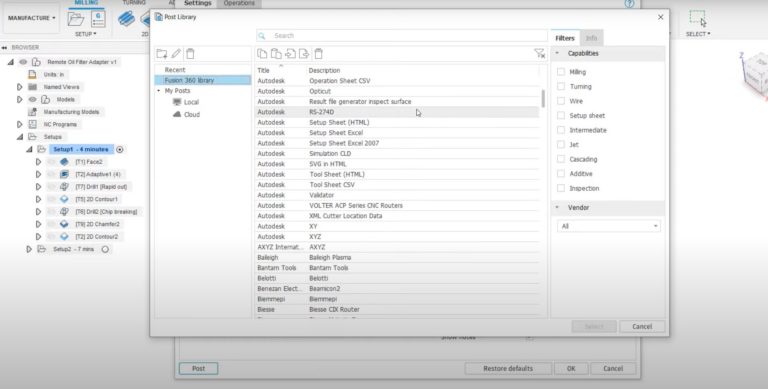 Introduction to Post Processors in Fusion [Update 2025]