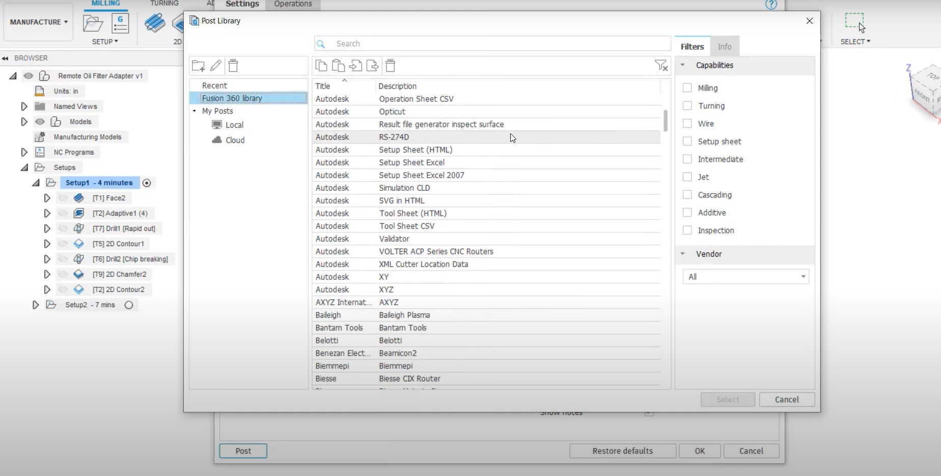 Introduction to Post Processors in Fusion [Update 2025]