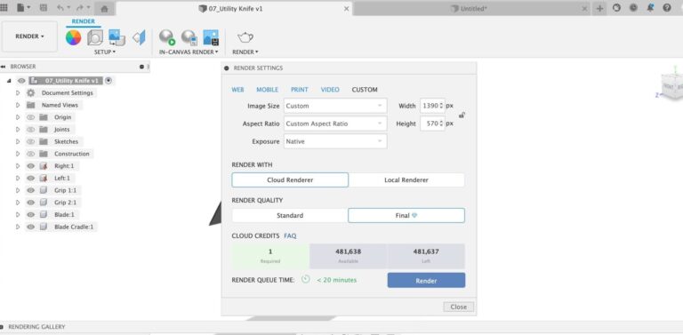 Understanding The Render Workspace in Fusion 360 - Fusion Blog
