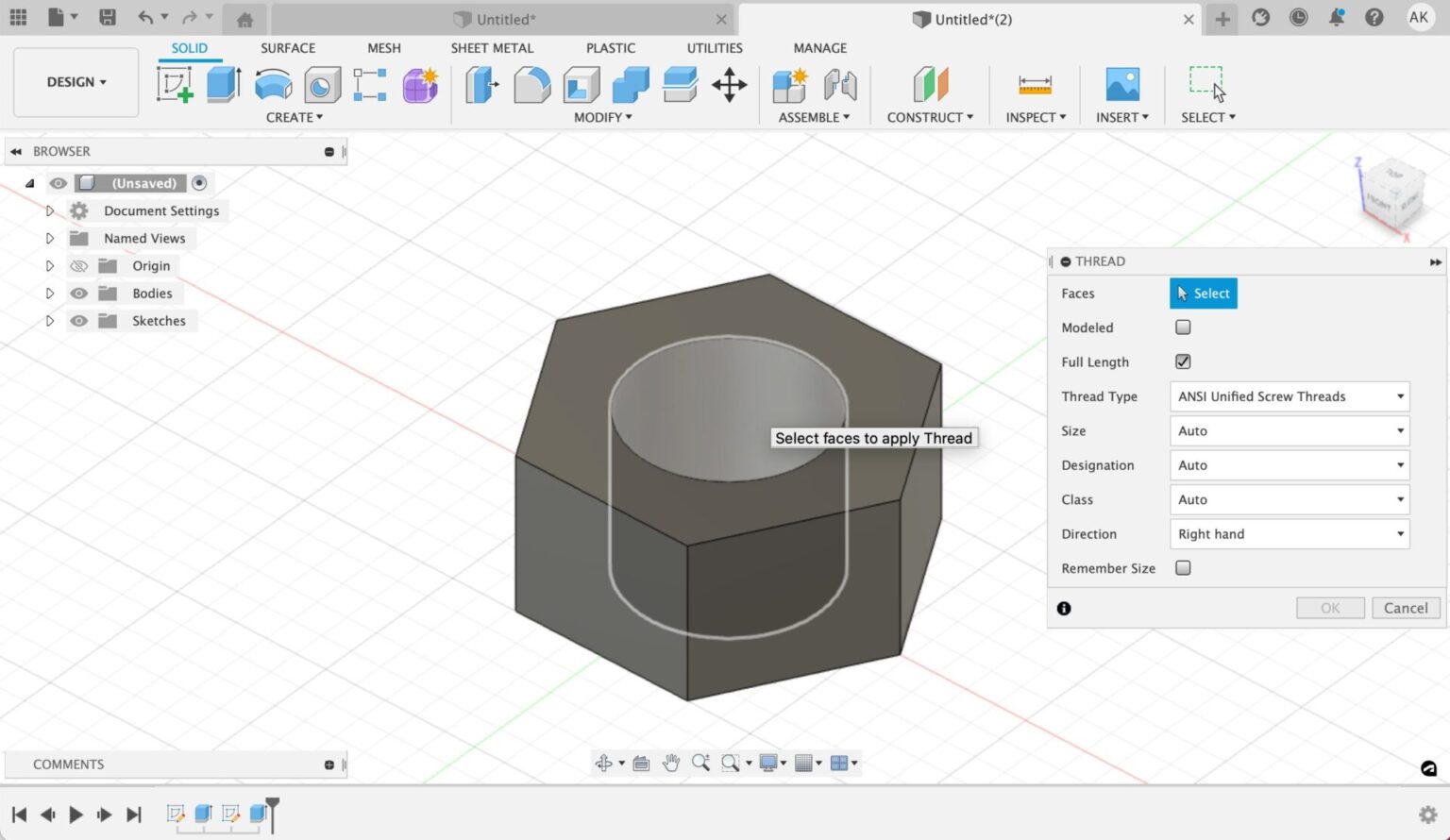 How To Create Threads in Autodesk Fusion (2025 Update) - Fusion Blog