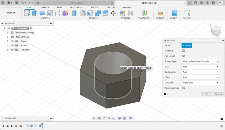 How To Create Threads In Autodesk Fusion 2025 Update Fusion Blog