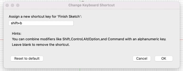 Shortcuts to Switch Between Sketching & Modeling Environments