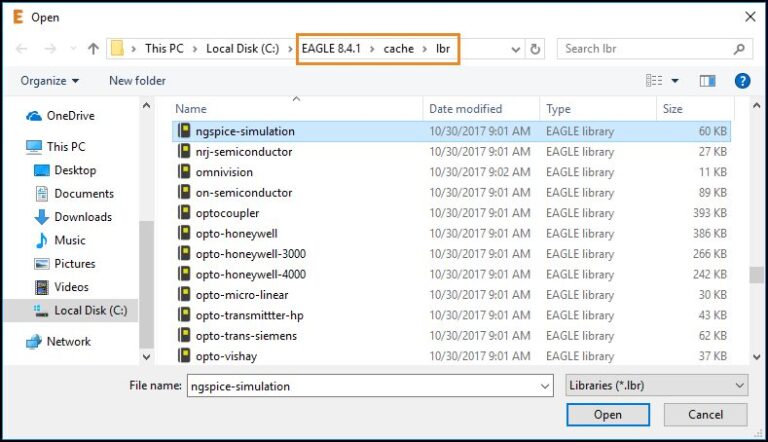 Mapping SPICE Compatible Libraries | EAGLE | Blog