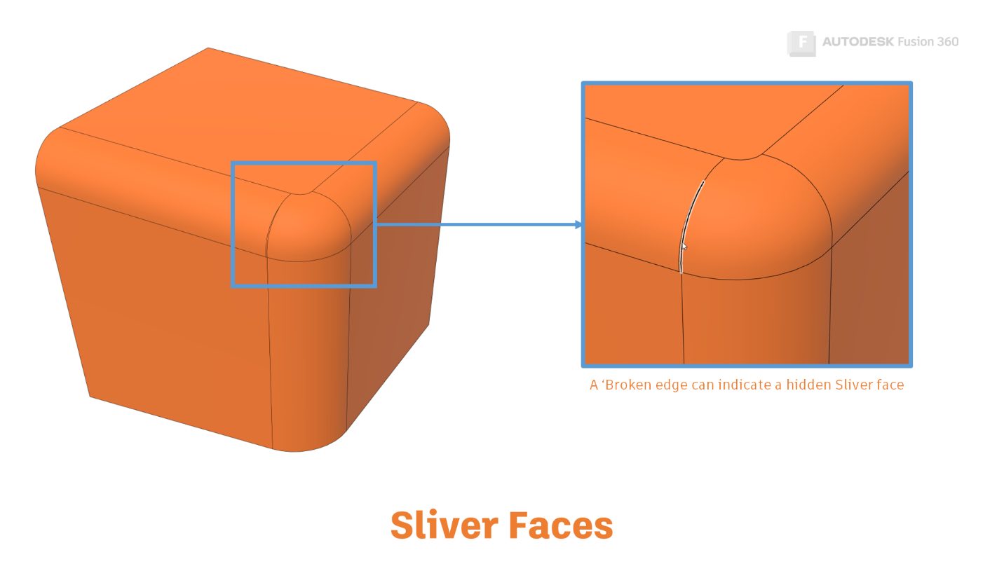 How to Avoid Near Coincidence and Sliver Faces in Fusion 360