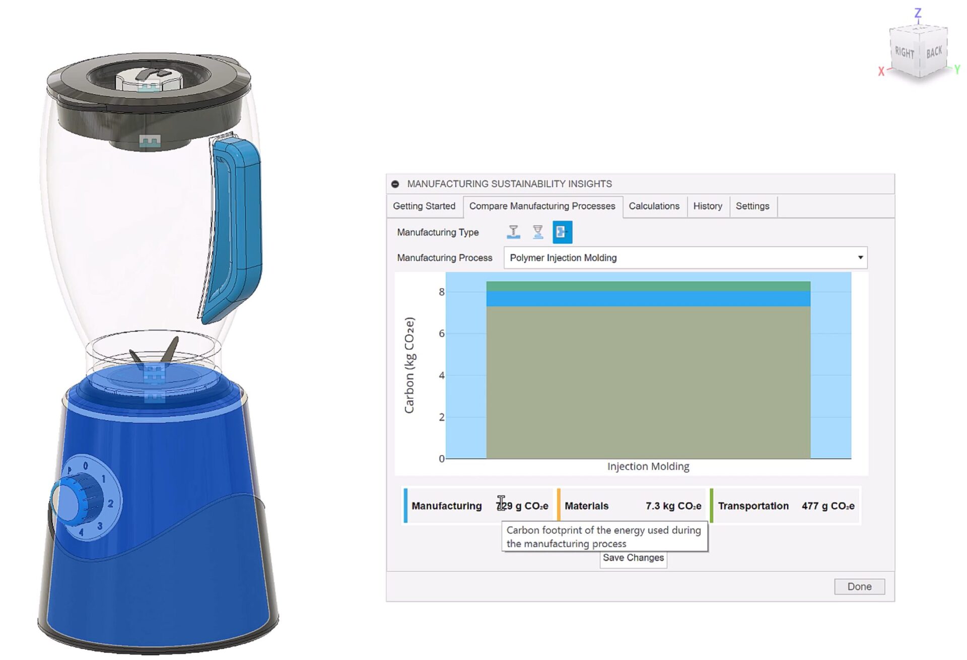 Manufacturing Sustainability Insights Add-on for Autodesk Fusion ...
