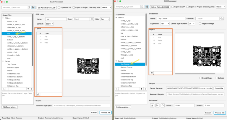 How to Export Gerber and ODB++ Manufacturing Files in Autodesk Fusion ...