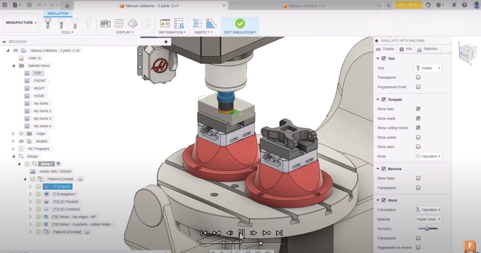 Machine Simulation in Autodesk Fusion: A Game-Changer for Collision Detection - Fusion Blog