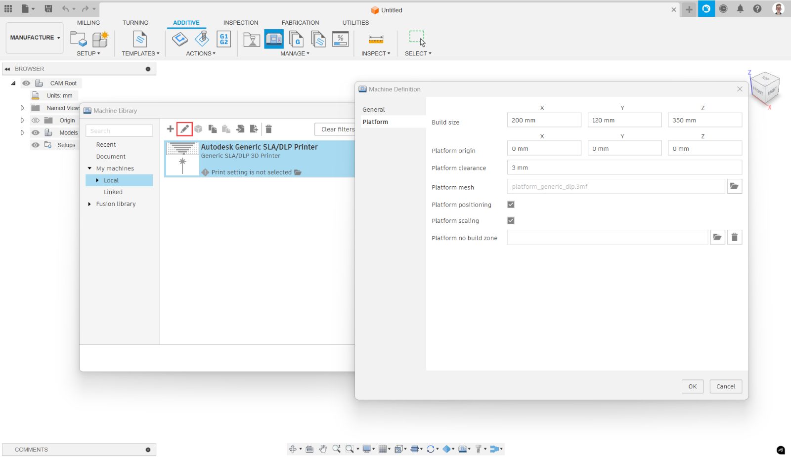 How to Create Print Files for a Printer That Is Not Supported in Fusion ...